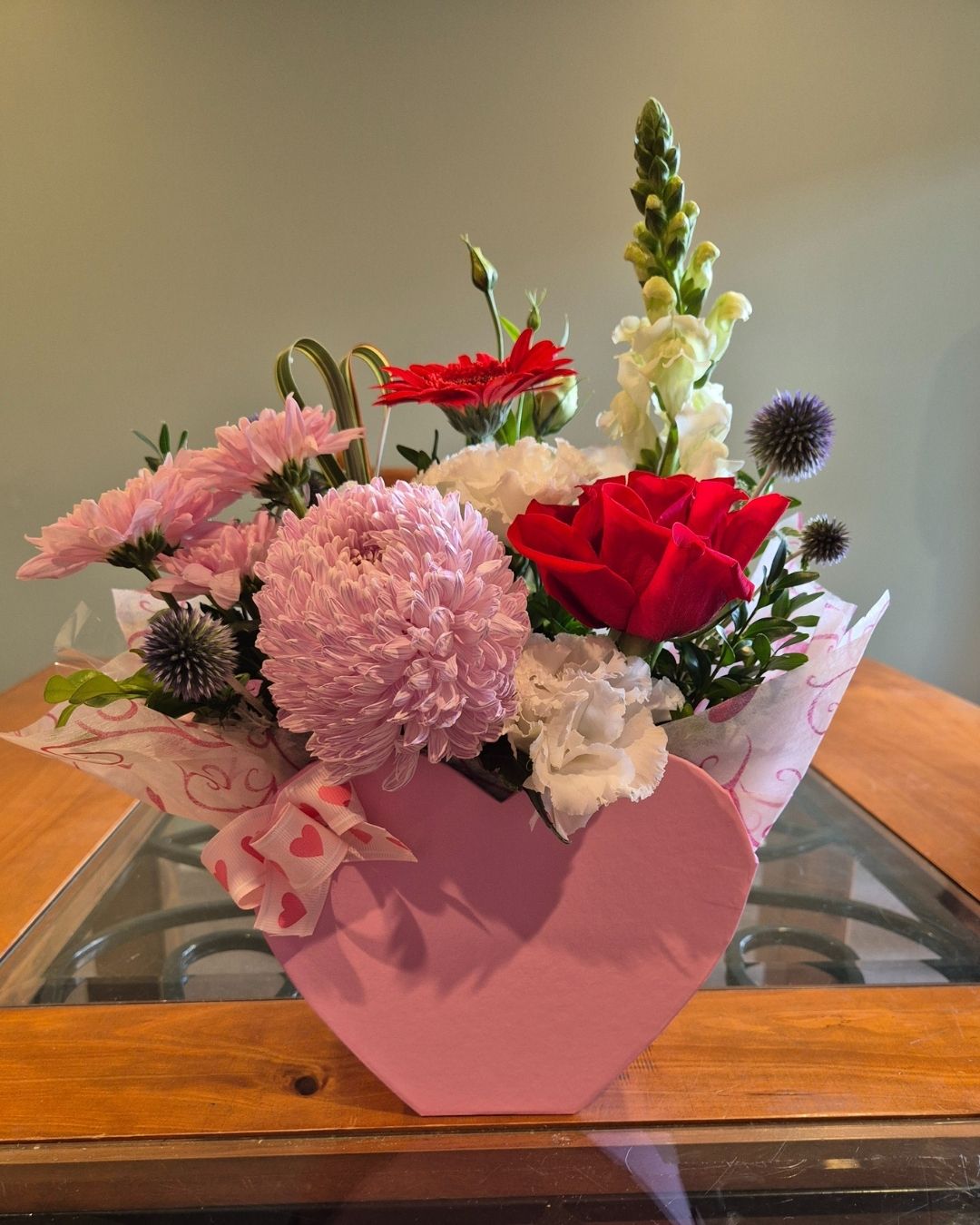 All My Heart Heart Box | Valentine’s Day Flowers NZ – Florist Ilene NZ